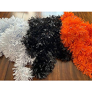 TCDesignerProducts Black Vinyl Twist Garland - 4" x 25' roll