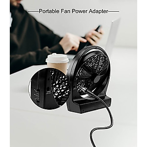 12V AC Adapter for O2 Cool O2Cool Portable 10" Cooling Fan 02 Cool 02Cool mart Power FD10006 FD10006AU Portable Fan, Ktec KA12D120070045U Charger Power Supply 6 ft Cord