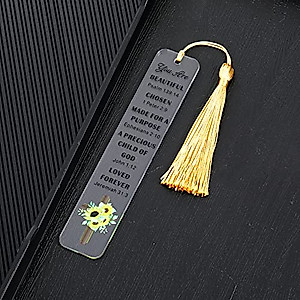 Bookmarks for Women Christian Gifts for Women Acrylic Bookmarks for Women Teen Girls Bible Verse Bookmarks for Women Teen Girls Book Lovers Birthday Gifts for Teen Girls Stocking Stuffers for Teens