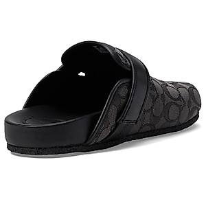 Coach Men's Blake Clog, Charcoal/Black, 10