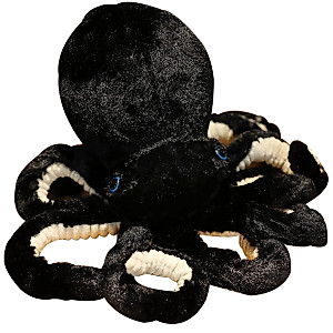 Octopus Stuffed Animals Octopus Plush Doll Toys Octopus Stuffed Toys Gift for Kids and Lovers for Birthday, Christmas, Valentine's Day(Black)