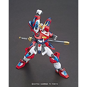 TAMASHII NATIONS Bandai HGBF 1/144 Kamiki Burning Gundam Gundam Build Fighters Action Figure