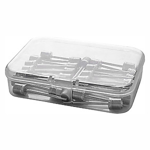 30 Pack Ball Pump Needles Stainless Steel Ball Pump Needles Football Pump Needles Ball Needle with Side Holes for Inflating Sports Balls, Football, Basketball, Soccer, Rugby, Netball, Volleyball