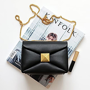 Leather Crossbody Bags For Women Summer Chains Shoulder Messenger Bag Rivets Female Totes