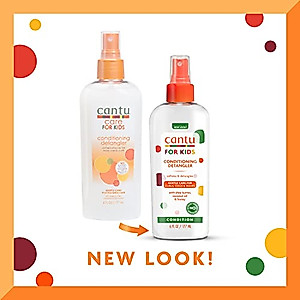Cantu Care for Kids Paraben & Sulfate-free Conditioning Detangler with Shea Butter, 6 fl oz (Pack of 3)
