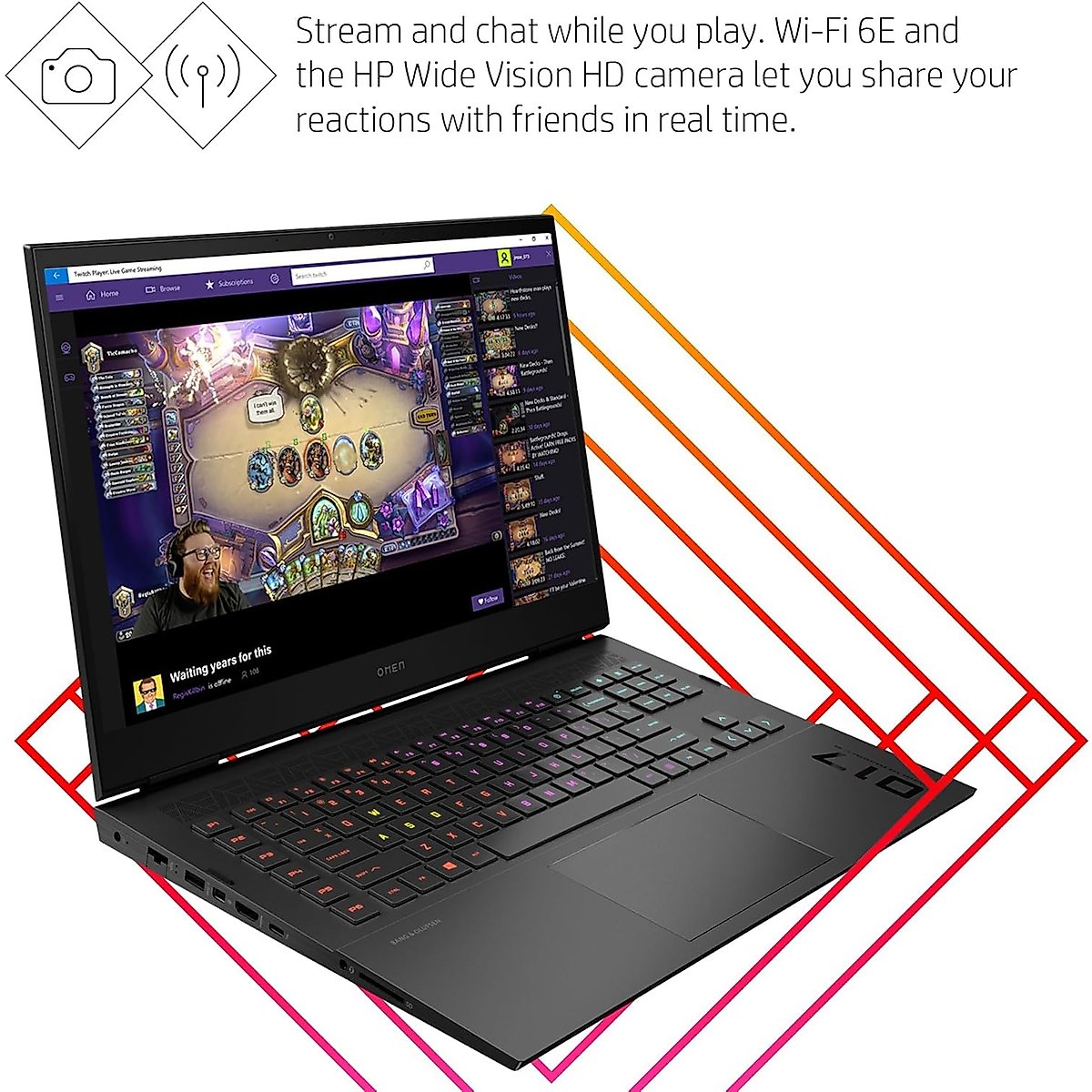HP Omen 17.3" Gaming Laptop - QHD 165Hz Display, Intel 24 Cores i9-13900HX, GeForce RTX 4080, 64GB DDR5, 4TB SSD, WiFi 6E, Backlit Keyboard, Windows 11 Pro, with Wireless Silent Mouse