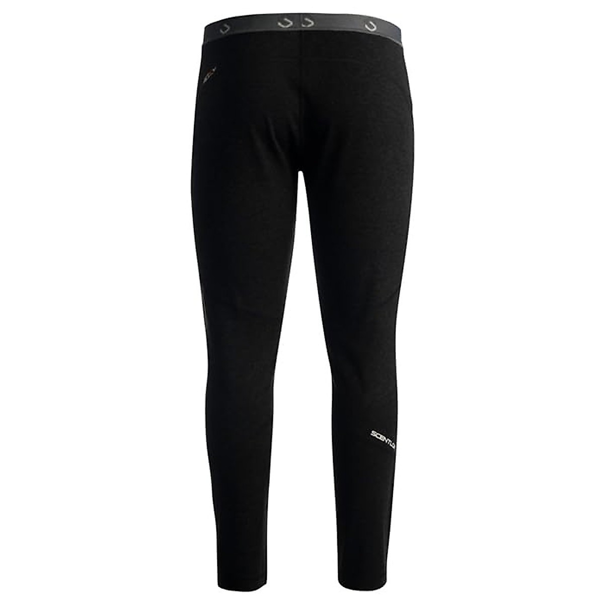 ScentLok Bowhunter Elite:1 Trek Merino Wool Base Layer Thermal Pants for Men (Blackout, Large)