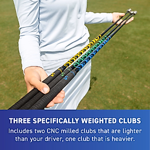 SuperSpeed Golf Ladies Golf Training System, Yellow, Green, Blue, Ladies Training System (SSLS)