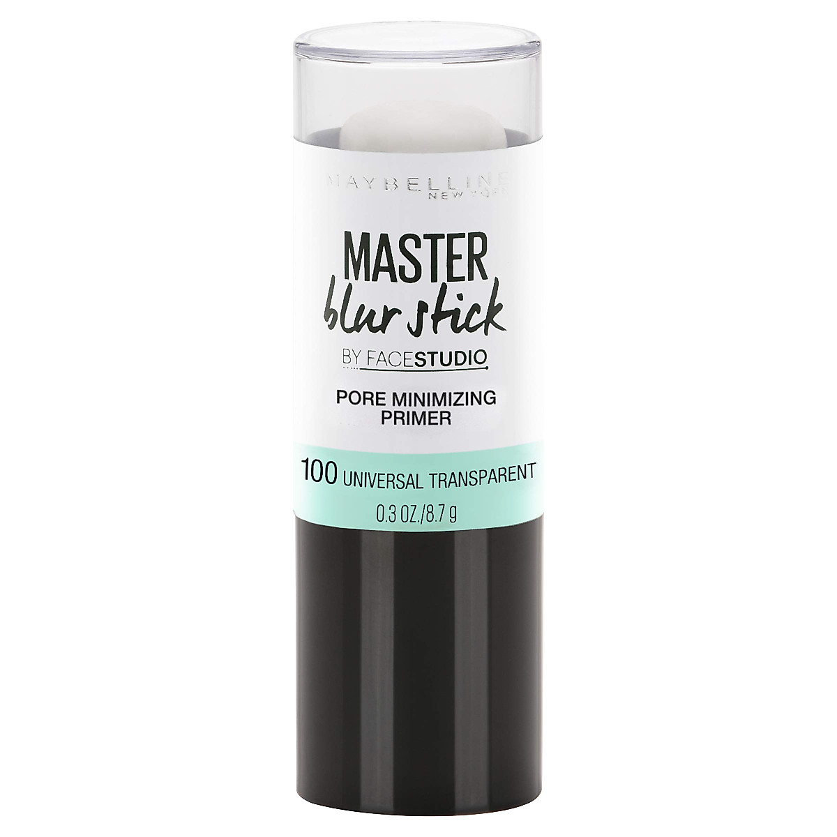 Maybelline New York Facestudio Master Blur Stick Primer Makeup, Universal Transparent, 0.3 oz.