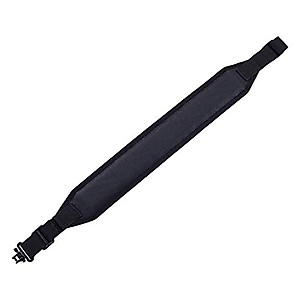 BOOSTEADY Black Shotgun Sling with Shell Holder, 2 Point Non-Slip Adjustable Ammo Sling for Shotgun - Holds 15 Shells
