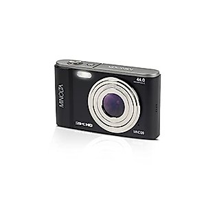 Minolta MND20 44 MP / 2.7K Ultra HD Digital Camera (Black)