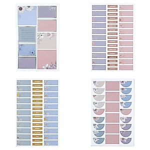 Classic Sticker Book in Flora, Decorate Your Paper Crafts, Label, Color Code Your Planner and Calendar with Beautiful Stickers in Elegant Flora by Erin Condren