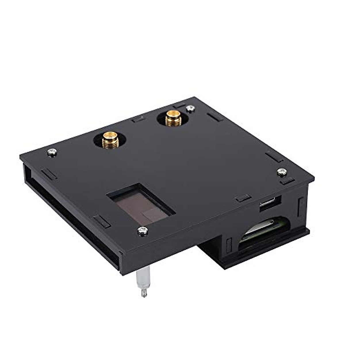 Hotspot Module for MMDVM , ABS Hotspot Module Antenna Case Kit with high Performance 32-bit ARM Processor for MMDVM DIY OLED(Black Shell)