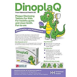 Halewood Health DinoplaQ Disclosing Tablets - 30 Tablets
