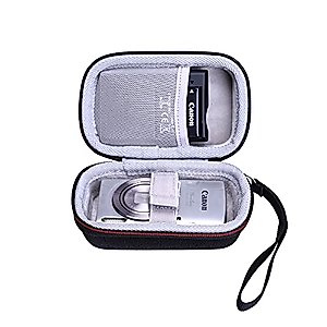 L LTGEM Hard Carrying EVA Case for Canon PowerShot ELPH 360 / 180 / 190 Digital Camera-Storage Protective Bag