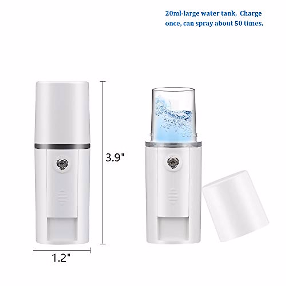 Nano Facial Mister Portable Mini Face Mist Handy Sprayer Automatic Eyelash Extensions Cool Facial Steamer