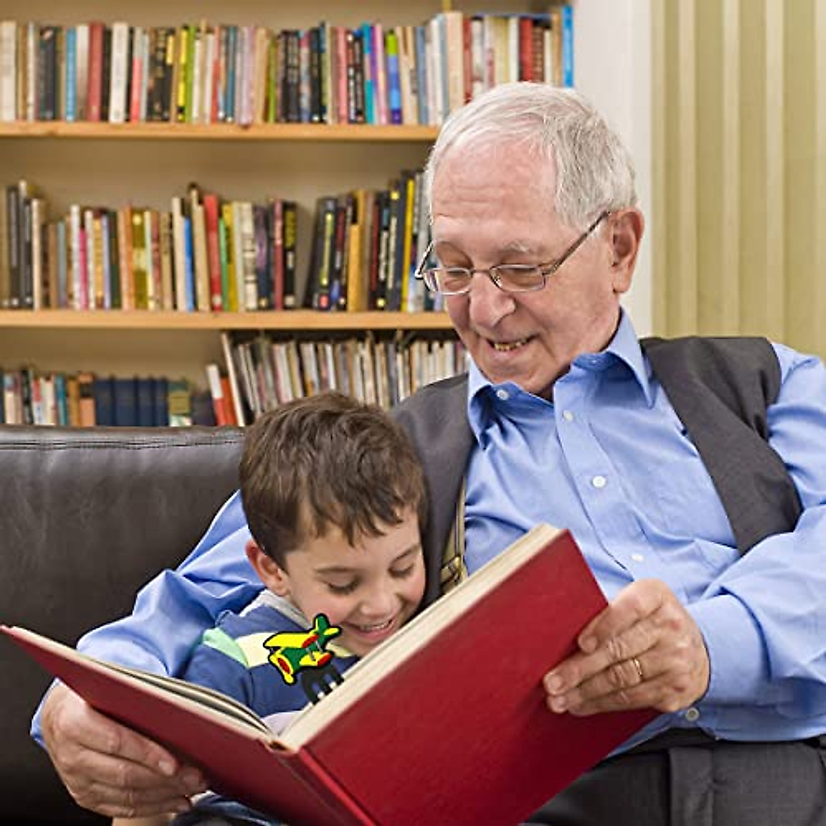 STRONGER 4 Pack Car Bookmarks for Kids 3D Non-Slip Transportation Bookmark & Airplane Page Holder Unique Sailboat Gift Idea PVC Book Marker Reading Accessories 100th Day of School Gift,Boys,Students