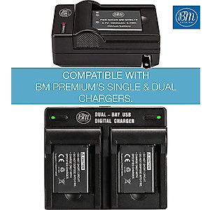 BM Premium 2 EN-EL19 Batteries for Nikon Coolpix A300, W100, W150, S33, S100, S3100, S3200, S3300, S3500, S3600, S3700, S4100, S4200, S4300, S5200, S5300, S6400, S6500, S6800, S6900, S7000 Cameras