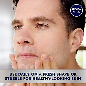NIVEA Men Sensitive Skin & Stubble Balm - Mens Face Lotion for Before and After Shave – 4.2 Fl. Oz. Bottle