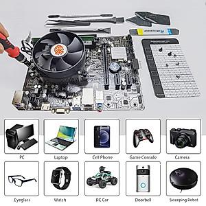 150 in 1 Precision Screwdriver Set, Computer Repair Tool Kit, Laptop Screwdriver Kit, Electronics Repair Tool Kit for PC MacBook Cell Phone iPhone Nintendo Switch PS4 Xbox Controller(Red)