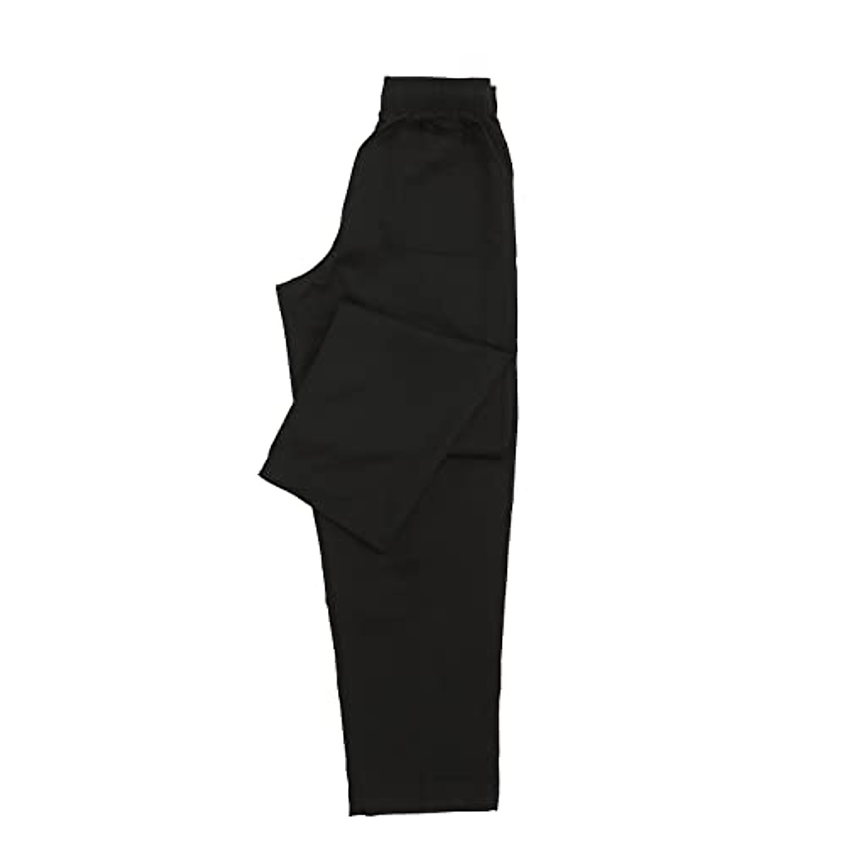 Chef Works Men's Essential Baggy Zip-Fly Chef Pants, Black, Large
