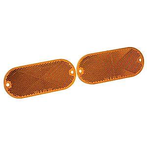 Reese Towpower 73819 Amber Quick Mount Reflector - 2 Pack