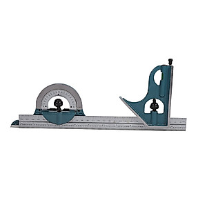 Adjustable Sliding Combination Ruler Stainless Steel Universal Multi Functional 180 Degree Angle Combination Square Protractor Ruler Set