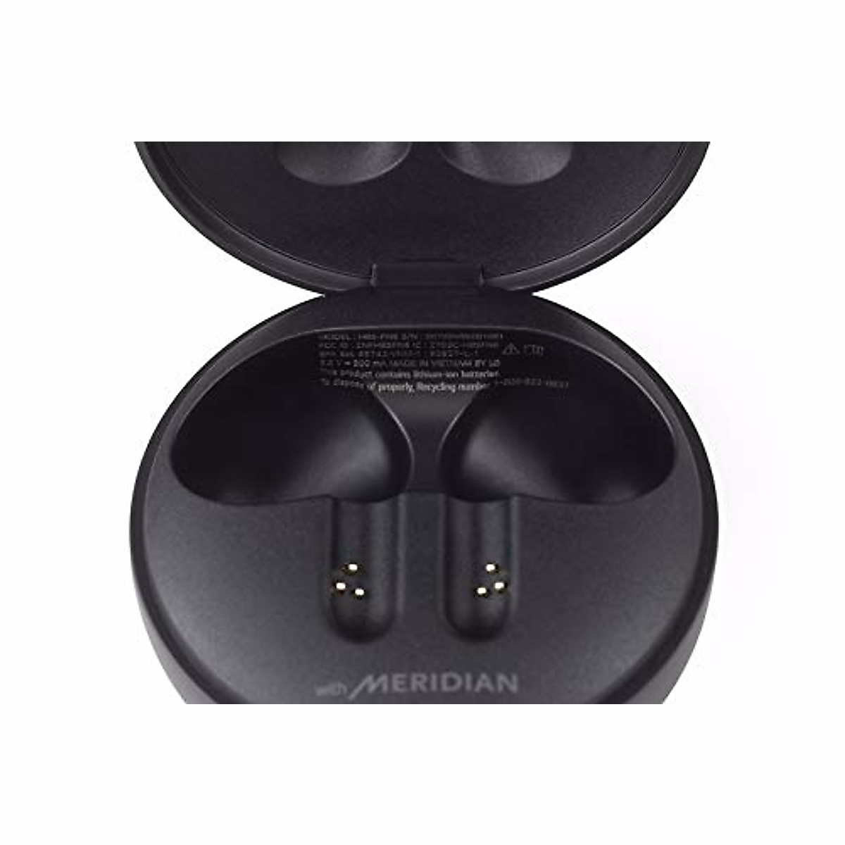LG TONE Free FN6 - UVnano Kills 99.9% of Bacteria on Speaker Mesh True Wireless Bluetooth Earbuds with Meridian Sound, Dual Microphone, iPhone and Android Compatible, Wireless, Fast Charging, Black