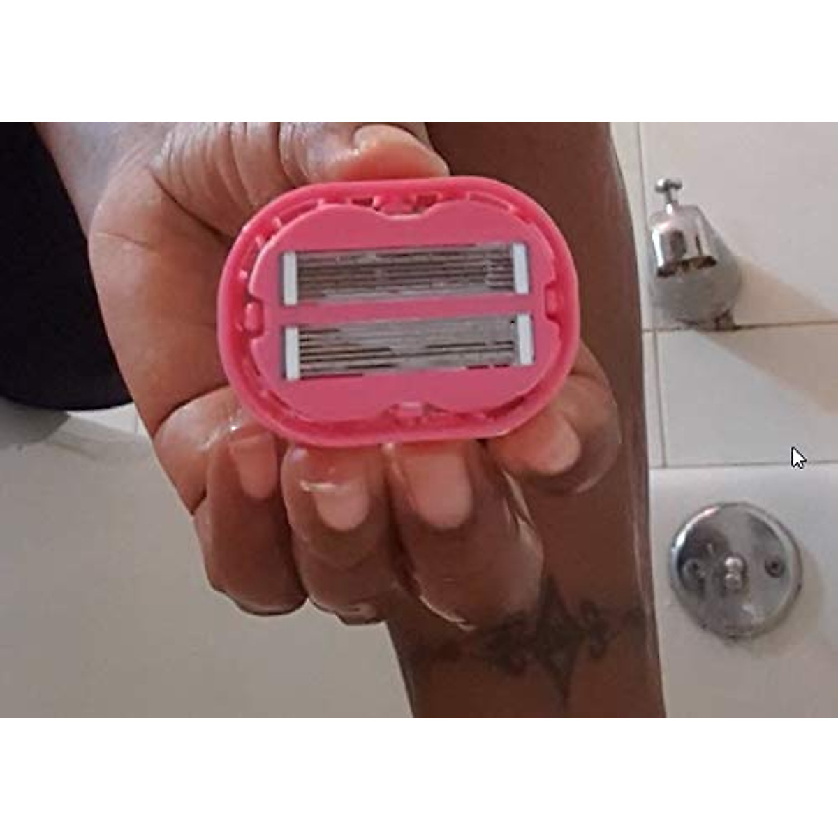 Classic Omnishaver - Pink - The Fastest Way to Shave Head, Legs, Arms, Body | An Alternative to Disposable Shaving Razors Self Cleans & Strops During Use with Durable Blade, Bald Head Shaver for Women