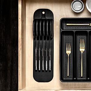 madesmart Classic Small Knife Mat, Carbon