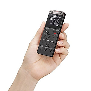 Sony ICDUX560BLK Digital Voice Recorder 1" Black