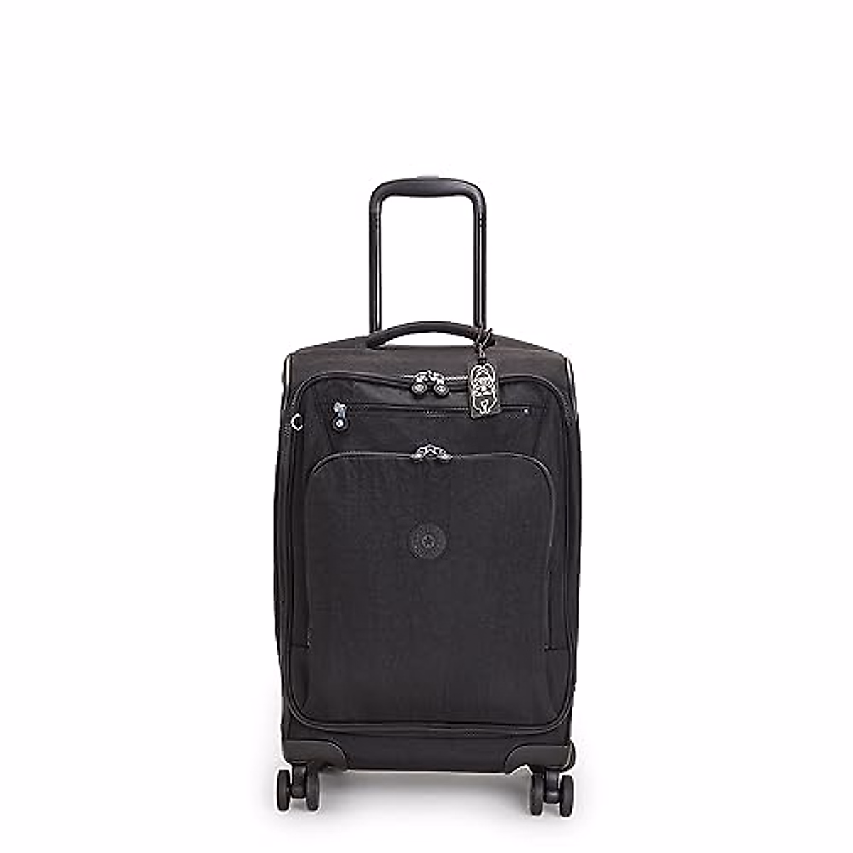 Kipling New Youri Spin Small 4 Wheeled Rolling Luggage Black Noir