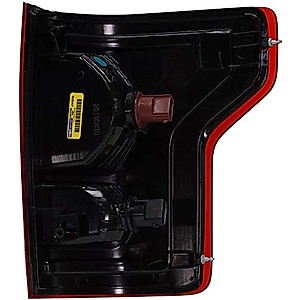 Evan Fischer Driver Side Tail Light Assembly Compatible with 2015 2016 2017 Ford F-150 With Bulb CAPA