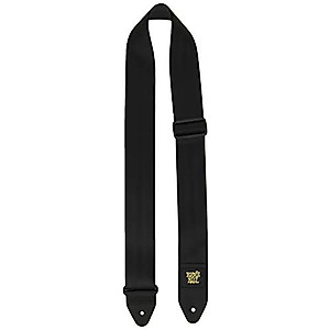 Ernie Ball Seatbelt Webbing Guitar Strap, Black (P04139)