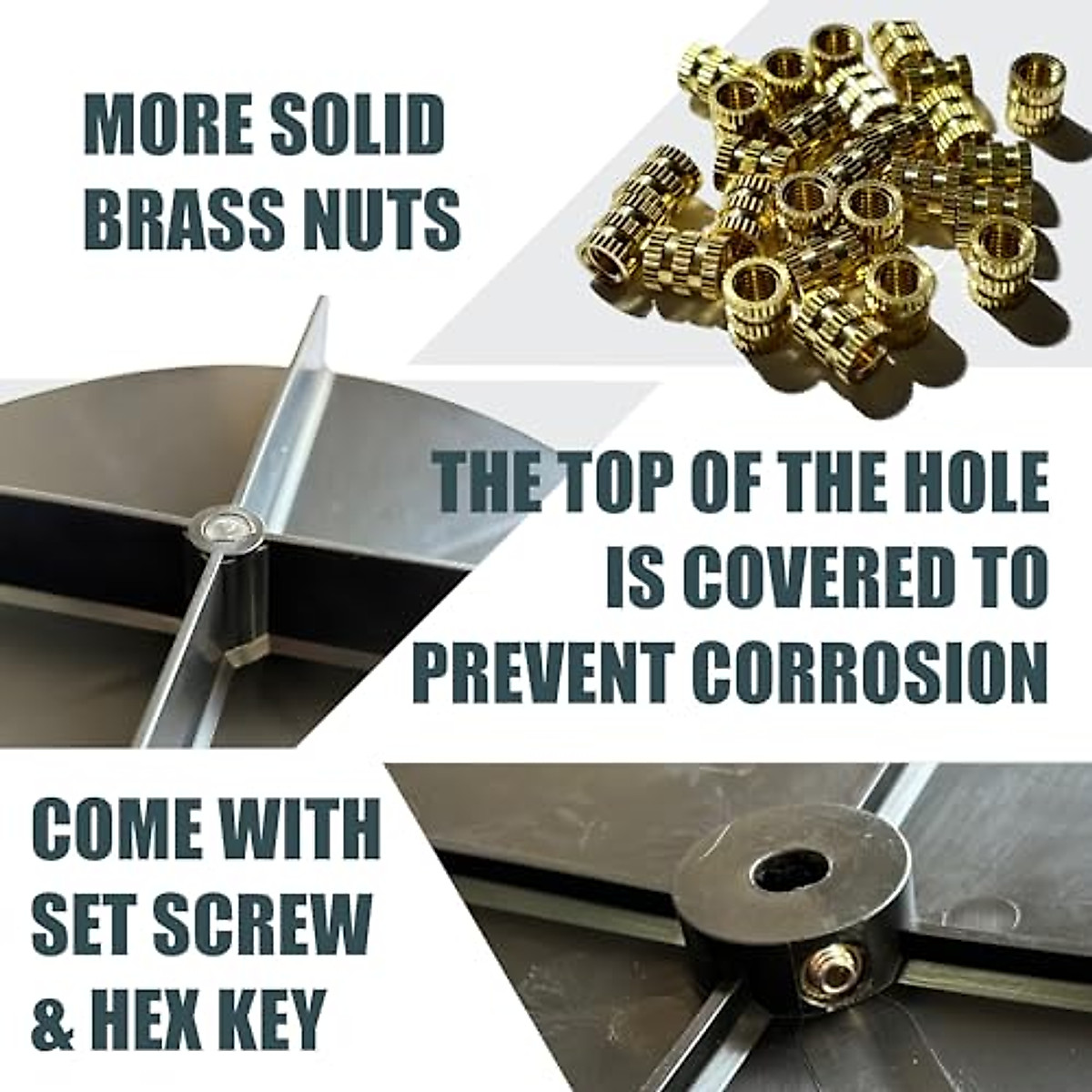 AMBITIONMOTOR 8" Spreader Spinner Disk Replacement Buyers 3013824 for ATVS15A UTVS16 with Set Screw