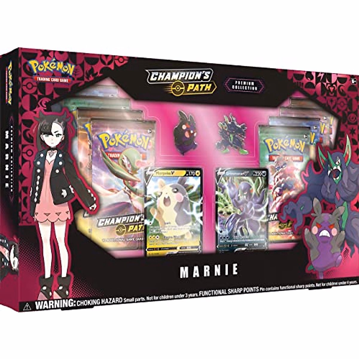 Pokemon TCG: Champion's Path Premium Collection- Marnie, Multicolor