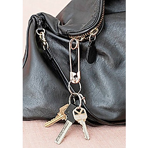 Kikkerland Keyring Saftey Pin, Copper (KR77-C)