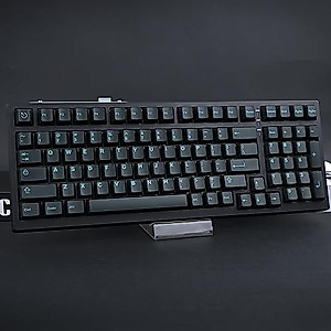 GEKUCAP Custom Keycaps, 121 Keys Green Translucent Keycaps, ABS Double Shot Keycaps, Cherry Profile Keycaps Set for Gaming Keyboard Cherry MX Switches Mechanical Keyboard 61/87/104/108 (Green)