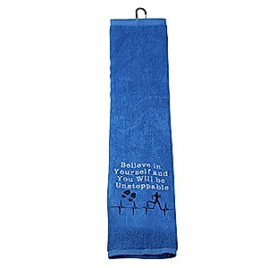 PXTIDY Running Gifts Runner Sport Towel Believe in Yourself and You Will Be Unstoppable Towel Gift Running Lover Gifts Marathon Runners Gifts (Sport)