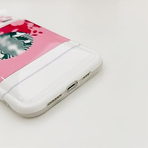 YOUWUMA for iPhone 13 Pro Max Case Cute Soft Shockproof 3D Cartoon Funny Unique Kawaii Milk Coffee Tea Cup Phone Protective Phone Cover for Women Girls (Pink)