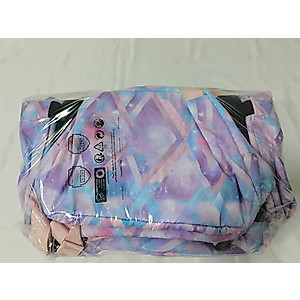 Tanou Backpacks for Teen Girls 3PCs with Lunch Bag Pen Case, Breathable Lightweight Teenager Girl Bookbags for Elementary Middle School, 22L Cute Back Packs with USB Charging Port, Blue Line