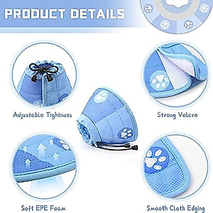 Breathable Cats Recovery Collar Practical Adjustable Cone Collar Designed to Aid Healing After Recovery Collar for Dogs Dog Recovery Collars & Cone Recovery Collar for Cats Soft