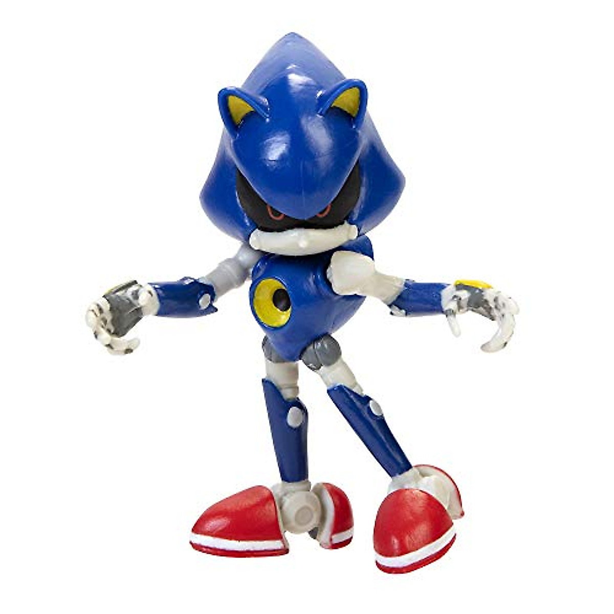 Sonic The Hedgehog Action Figure 2.5 Inch Metal Sonic Collectible Toy , Blue, 3 years