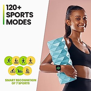 Amazfit Bip 5 Smart Watch 46mm, GPS, Bluetooth Calling, 10-Day Battery, Step Tracking, Heart-Rate Monitoring & VO2 Max, Sleep & Health Monitoring, Alexa Built-in, AI Fitness App(White)