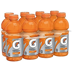 Gatorade Thirst Quencher, Orange, 20 Fl Oz (pack of 8)