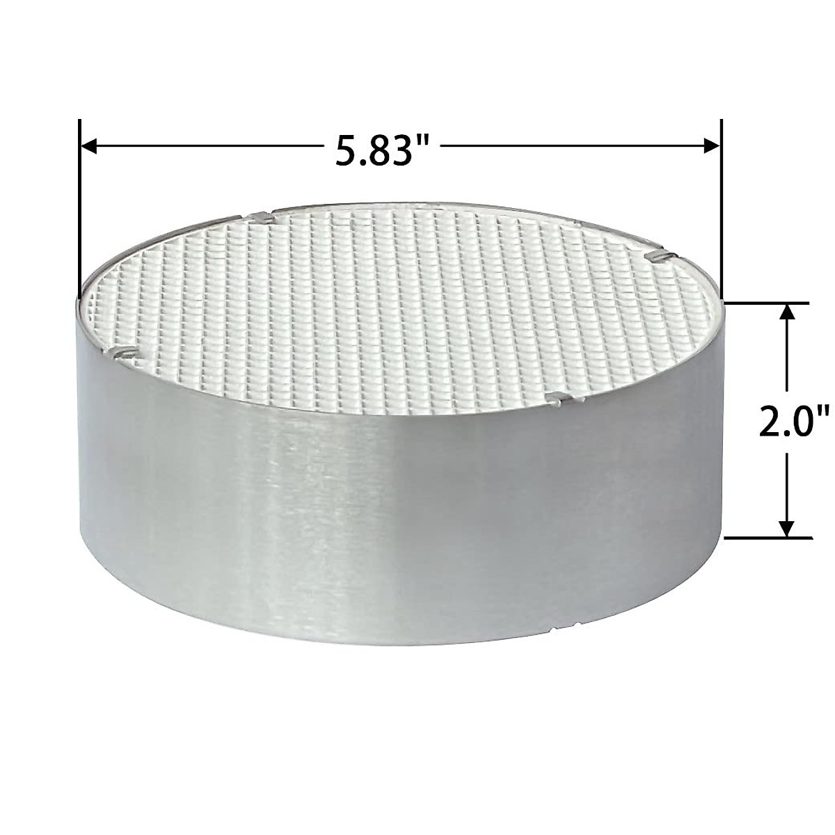 Wood Stove Catalytic Combustor, 6" Round Ceramic Catalytic Combustor Replacement for Dutchwest & Englander & Dovre Wood Burning Stoves