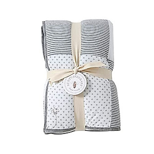 Burt's Bees Baby - Reversible Quilt, Baby and Toddler Nursery Blanket, Organic Cotton Shell & Polyester Fill