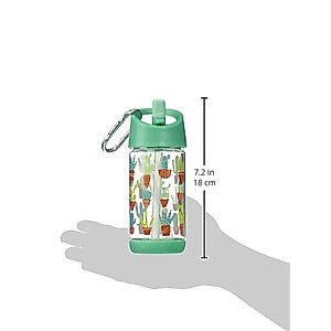 SugarBooger Flip & Sip Clear Tritan Cup, Cactus