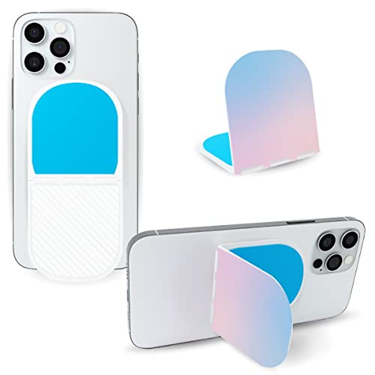 Flipstik 2.0 Foldable Adhesive Phone Mount – Sticks to Any Flat Surface – Hands Free Selfies, Videos, Car Mount, Phone Stand, Travel Accessory – Sticky Phone Mount | Sentiment Calm