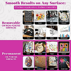 Loddie Doddie Liquid Chalk Markers for Chalkboard - 6mm Reversible Chisel and Bullet Tips, Chalkboard Markers Erasable, Macaron Pastel Chalk Pens 8 Count